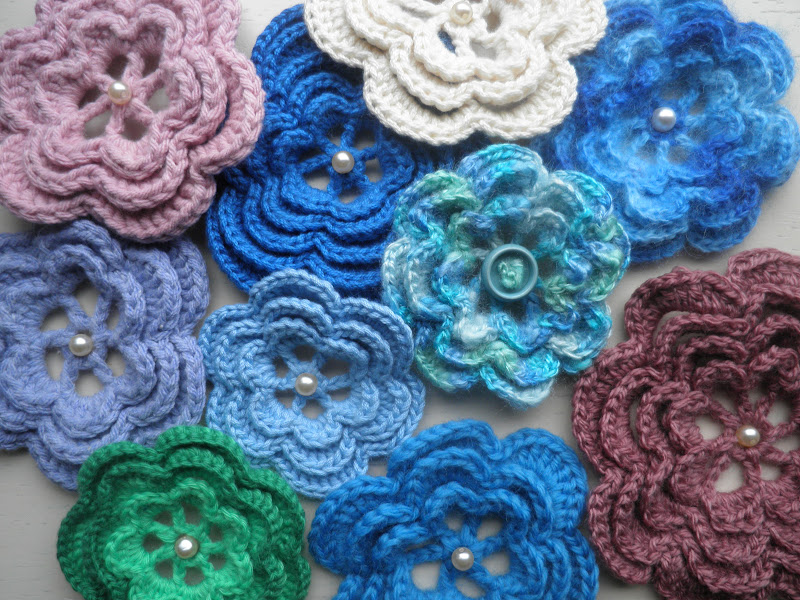 HaakZaken: Patroon rozet / bloem haken